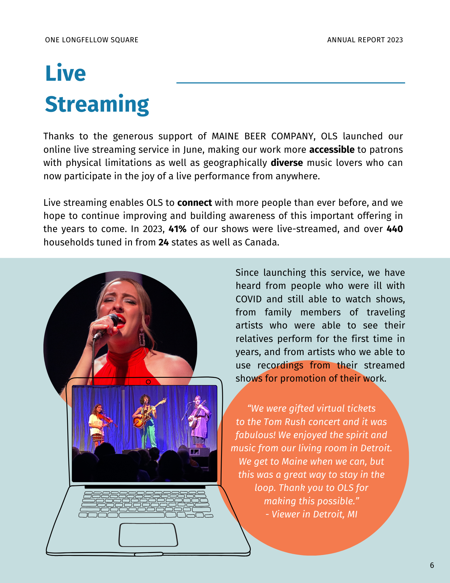 Live-Streaming - One Longfellow Square